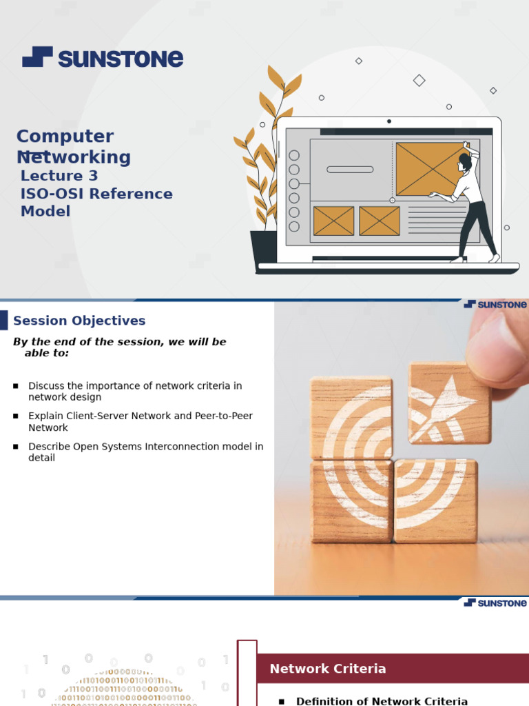 Lecture - 3 ISO-OSI Reference Model-1688305692704 | PDF | Computer Network | Client–Server Model