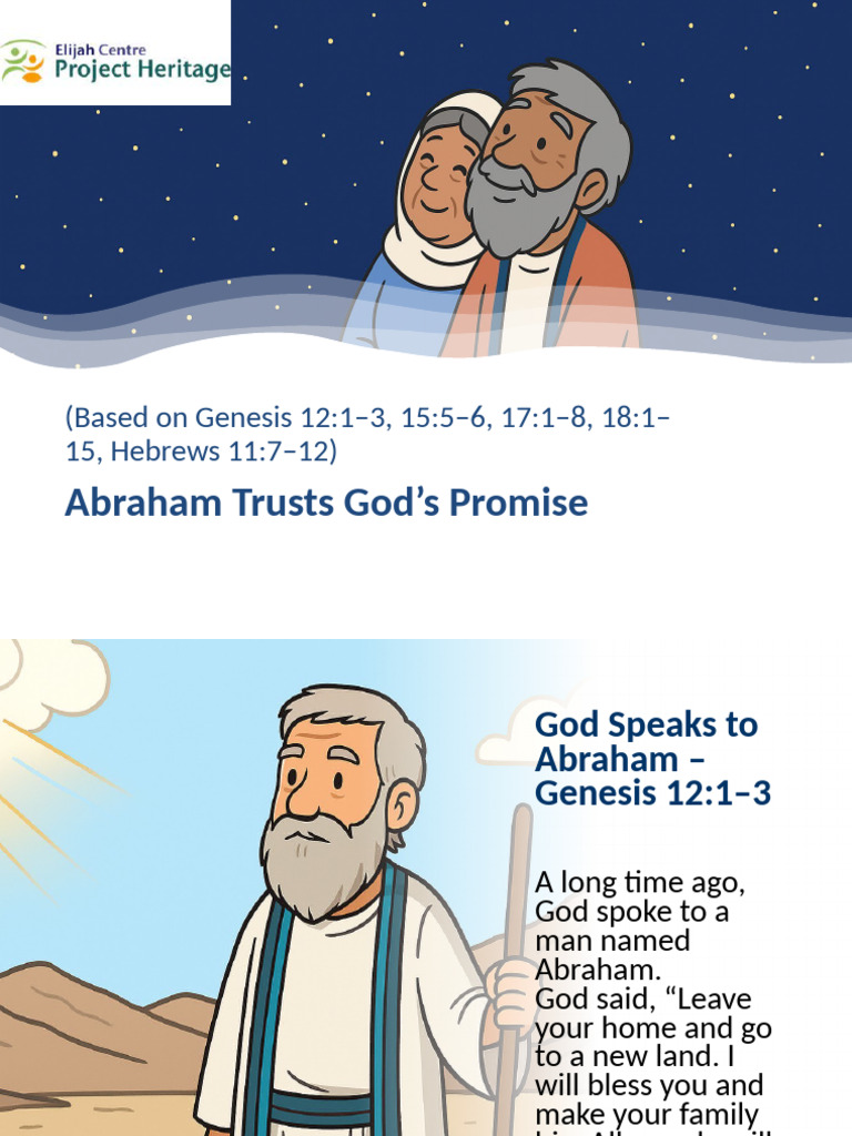 Bible Study - Abraham Trusts God's Promise | PDF