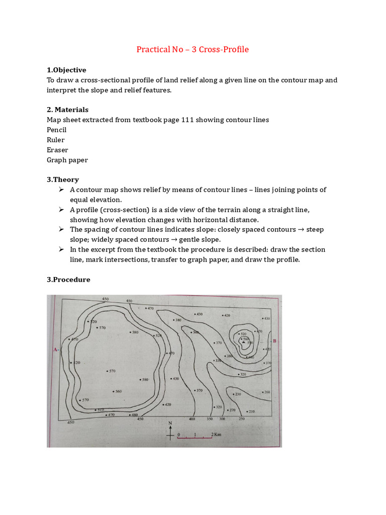 Cross-Section Profile Drawing Guide | PDF