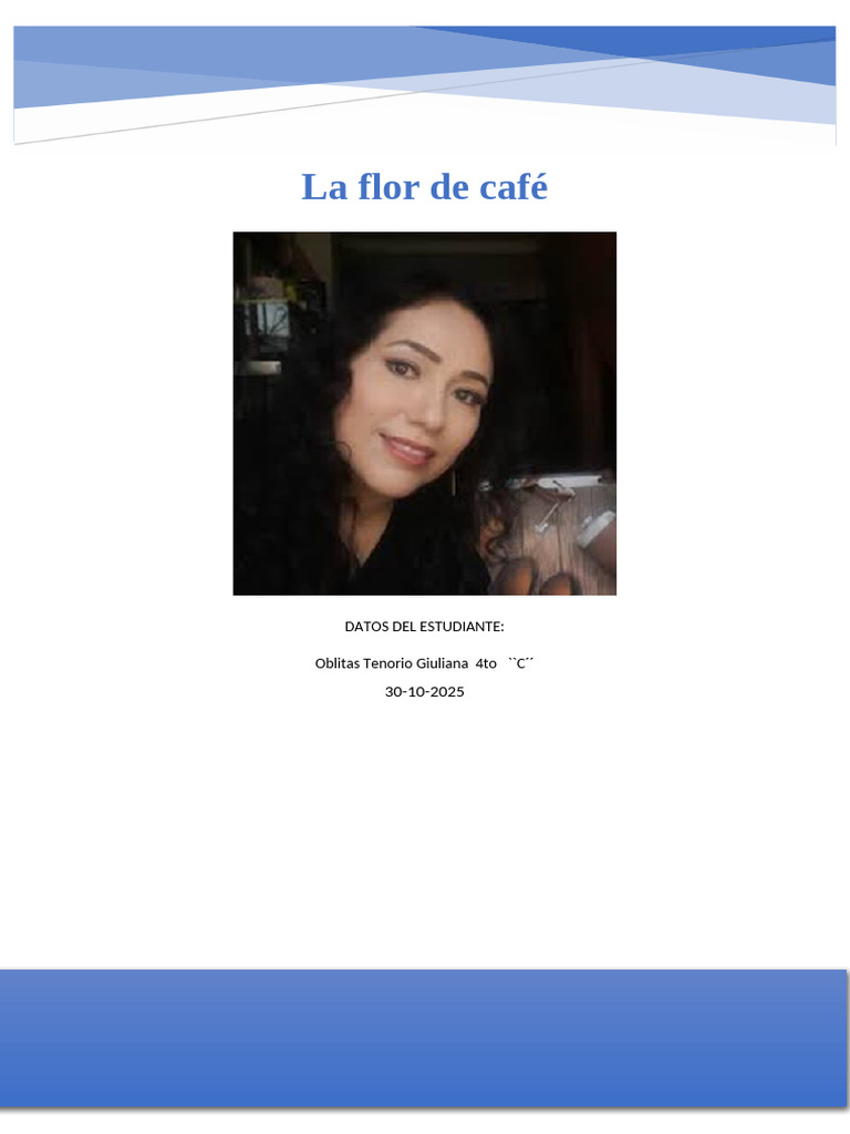 La flor de café: esperanza y lucha rural | PDF | Perú | Realismo literario