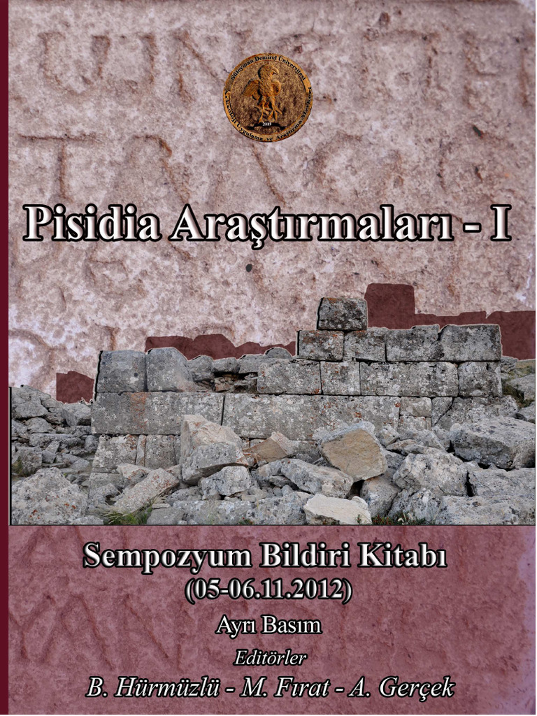 AKGUL OZARSLAN S Pisidia Antiokheiasi Au | PDF