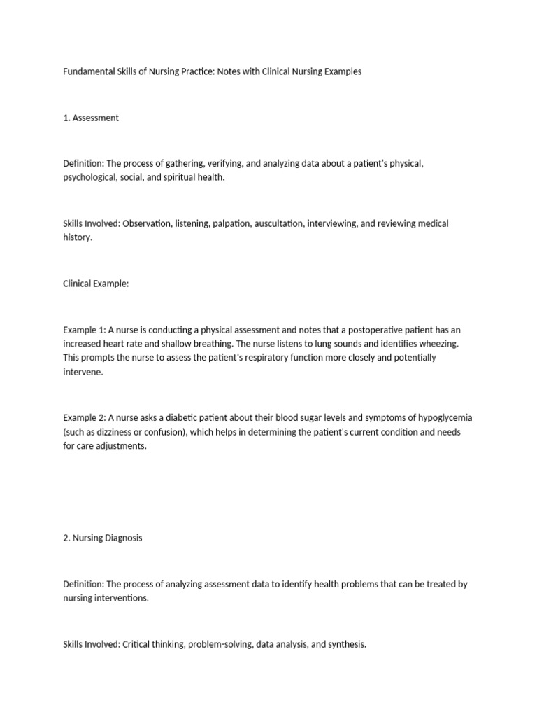 Fundamental Ski-WPS Office | PDF | Nursing | Clinical Medicine