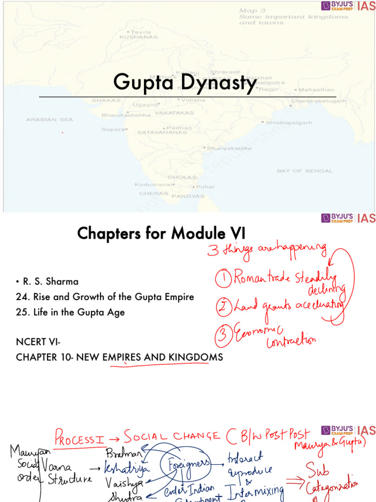 Module 6-Gupta Dynasty | PDF