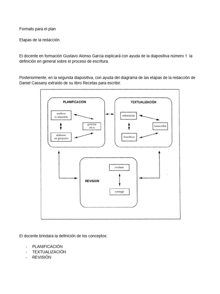Formato para El Plan | PDF