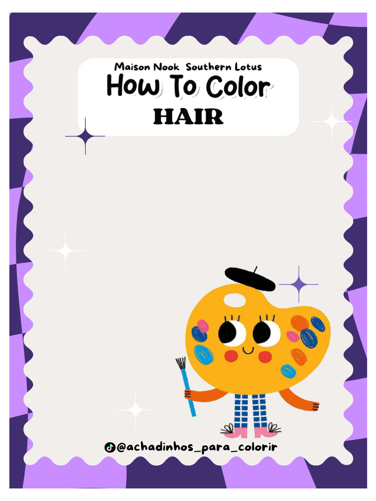 How To Color Hair PDF (Maison Nook and Southern Lotus) | PDF