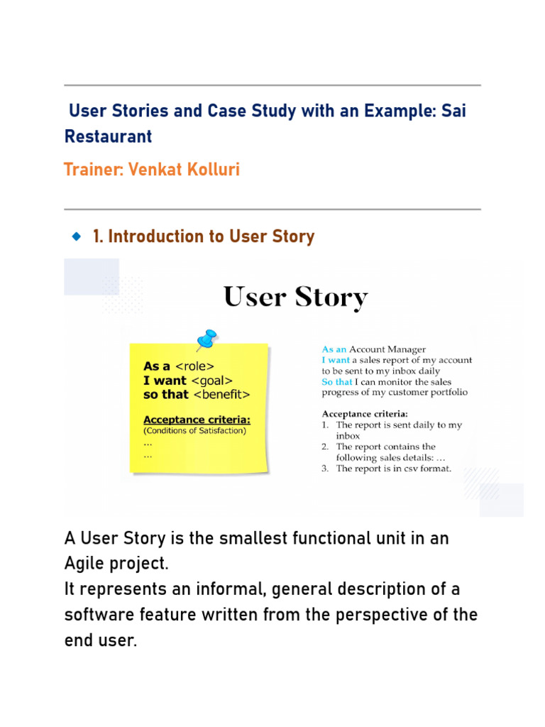 User Story Preparation and Its Case Study | PDF | Credit Card | Debit Card
