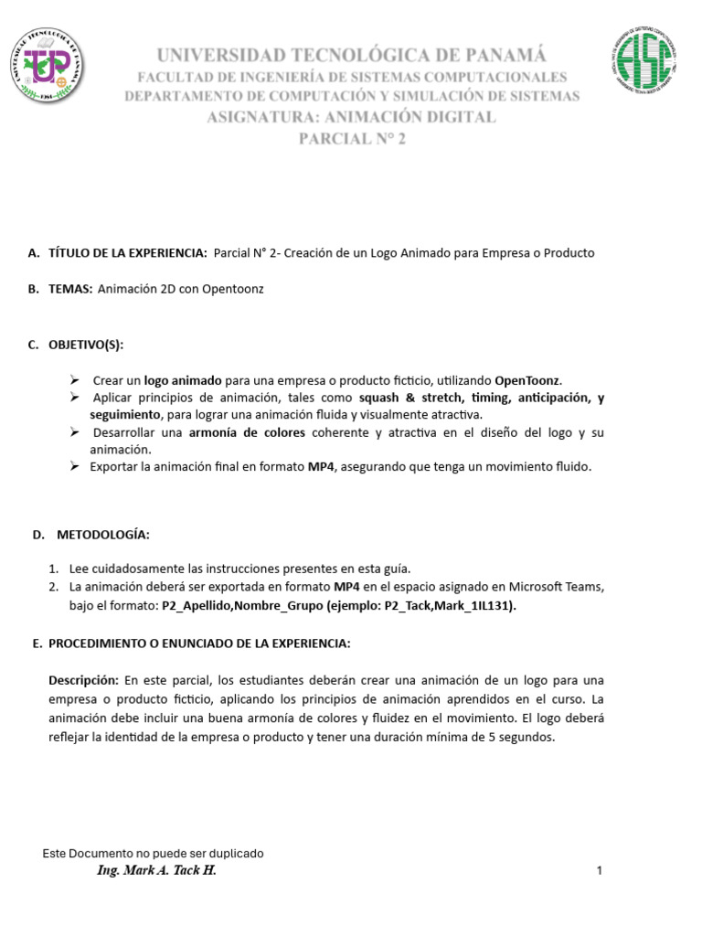 Parcial 2 Animación Digital | PDF | Informática