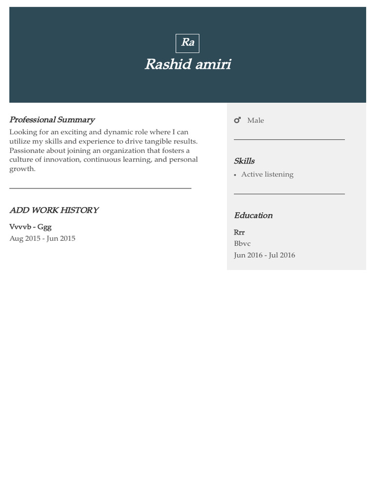 Rashid Resume 894 | PDF