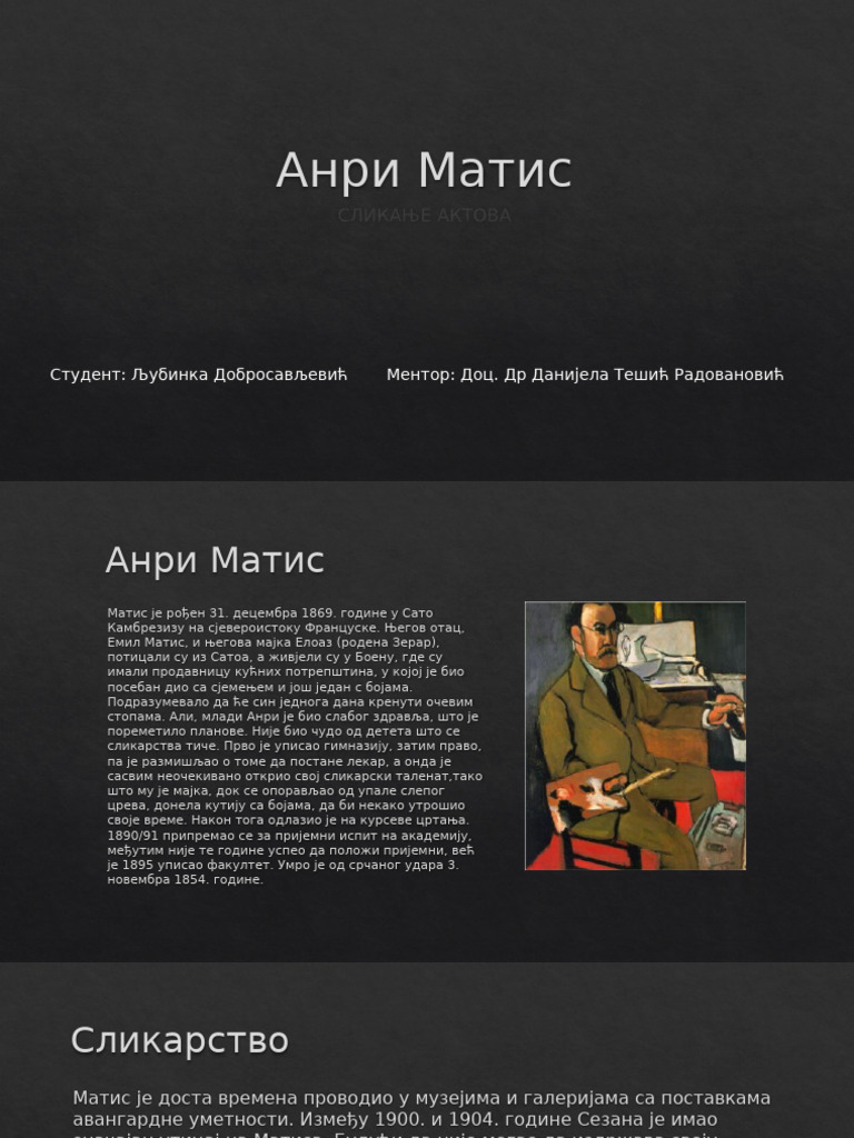 Anri Matis | PDF