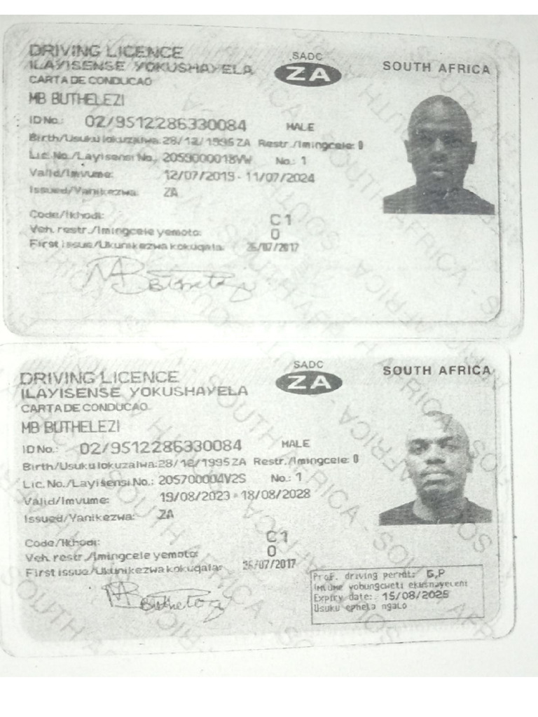 Drivers License and PDP | PDF