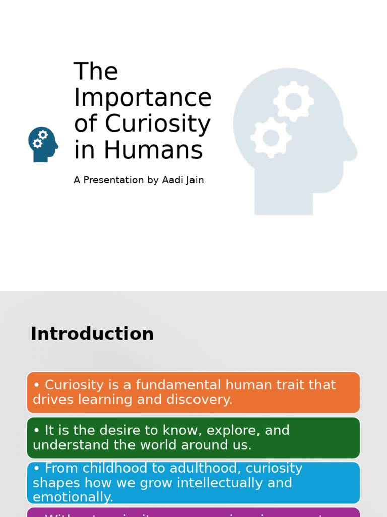 The Importance of Curiosity in Humans | PDF | Curiosity | Learning