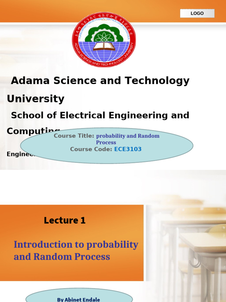 Chapter 1 Probability and Random Processes | PDF | Set (Mathematics) | Stochastic Process