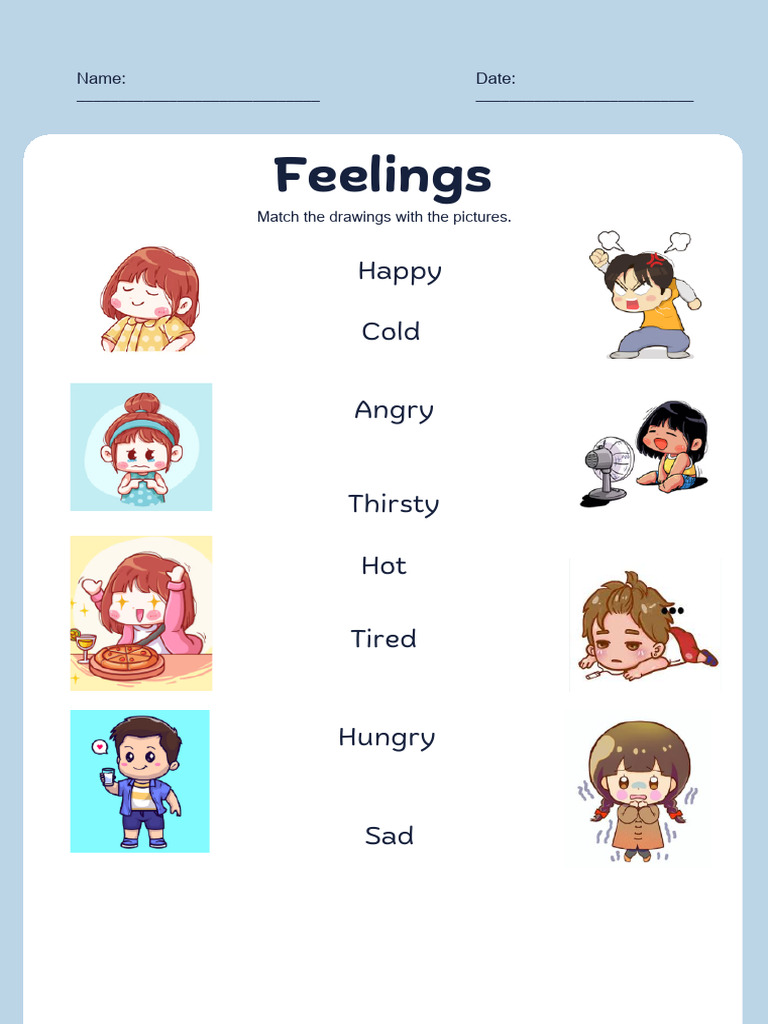 Feelings Matching | PDF