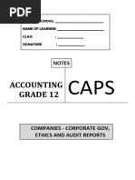 AGS 1: Sample Auditor's Reports | PDF | Financial Audit | Internal Control