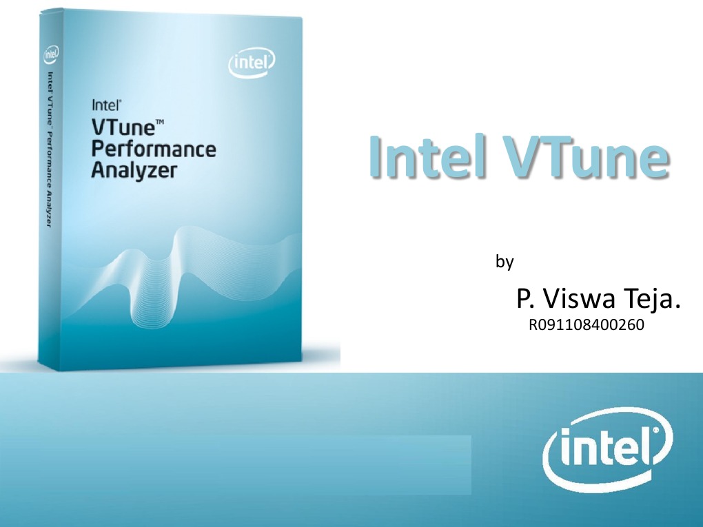 Intel Vtune: P. Viswa Teja | PDF