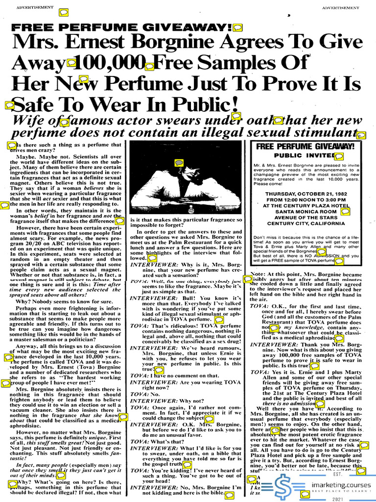 35 - Gary Halbert - ToVA Perfume - Ad | PDF