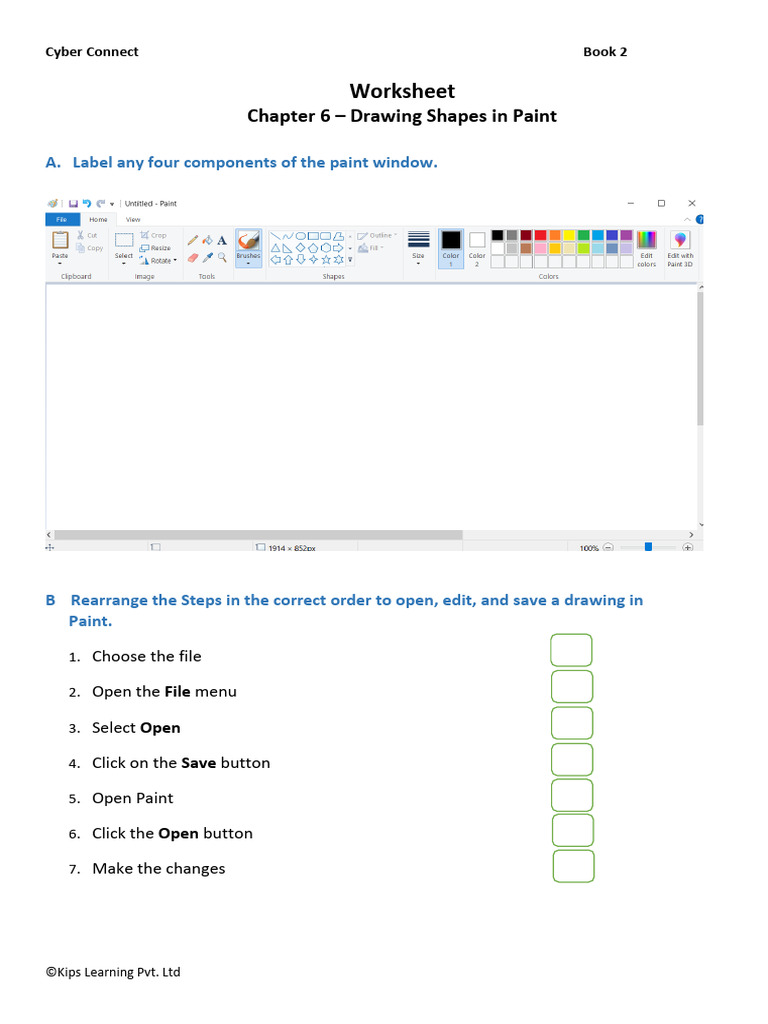 Cyber Connect Book 2 - Worksheet 6 | PDF