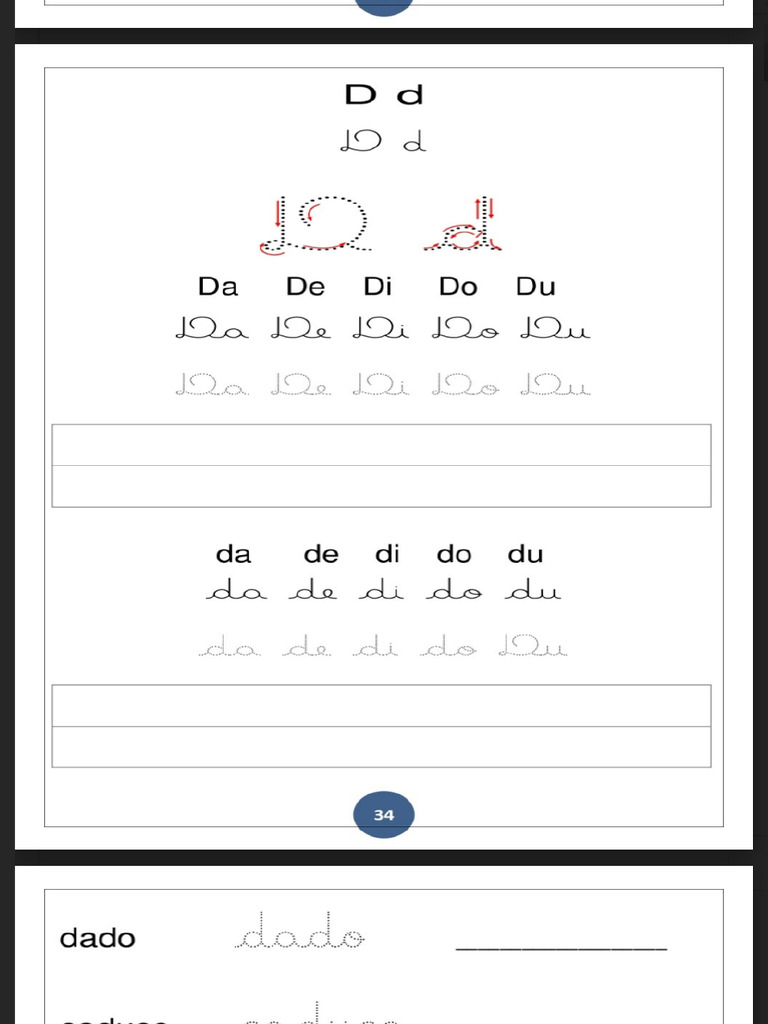 Apostila Letra Cursiva Materiais Pedagógicos-2.pdf - Google Drive | PDF