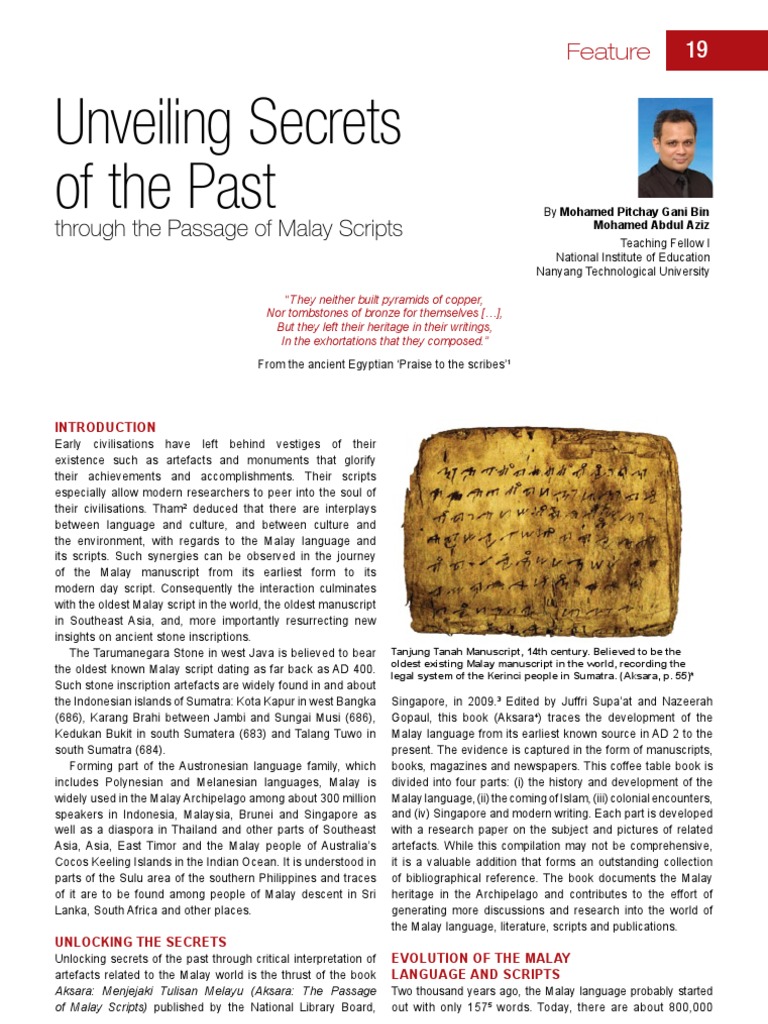 Malay Scripts: A Historical Journey | PDF | Strait Of Malacca ...