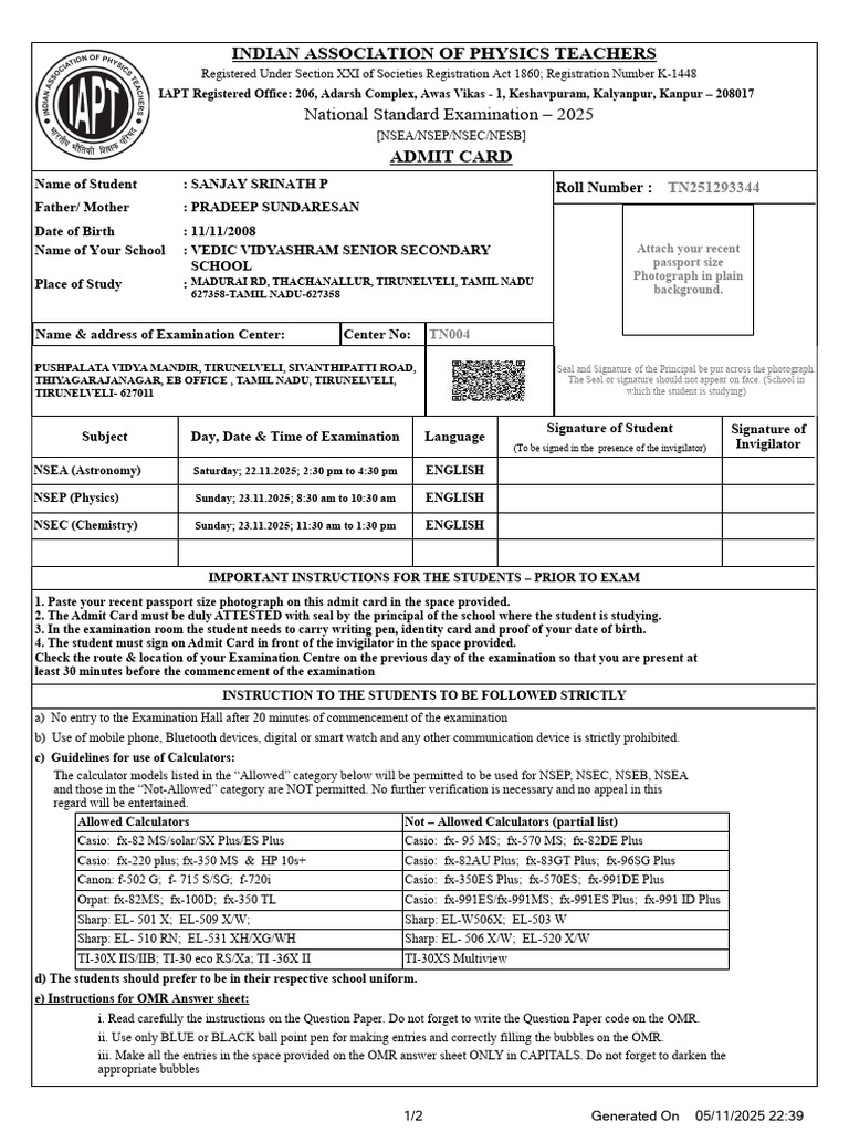 Get Hall Tickets n | PDF