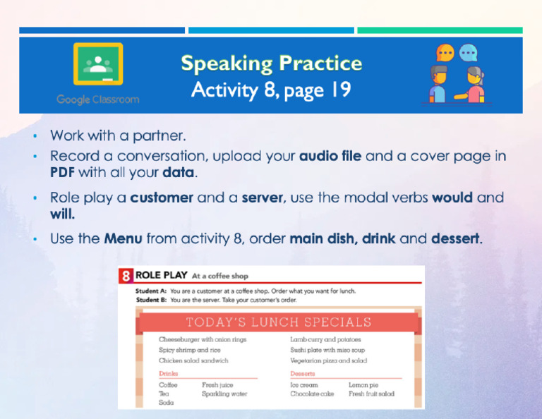 L4 Unit 3 Speaking Practice - PNG | PDF