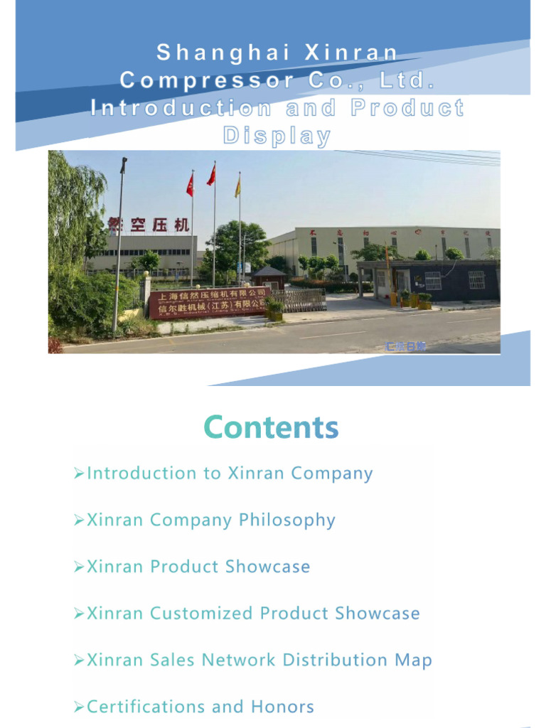 Xinran Compressor Overview and Innovations | PDF | Pump | Mechanical ...