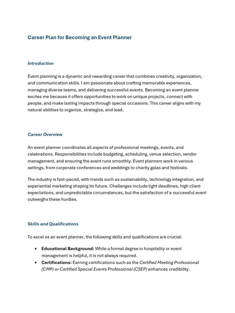 Shakibs Career Plan | PDF | Business