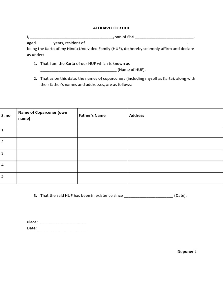 Ai Future Gen Affidavit Huf | PDF