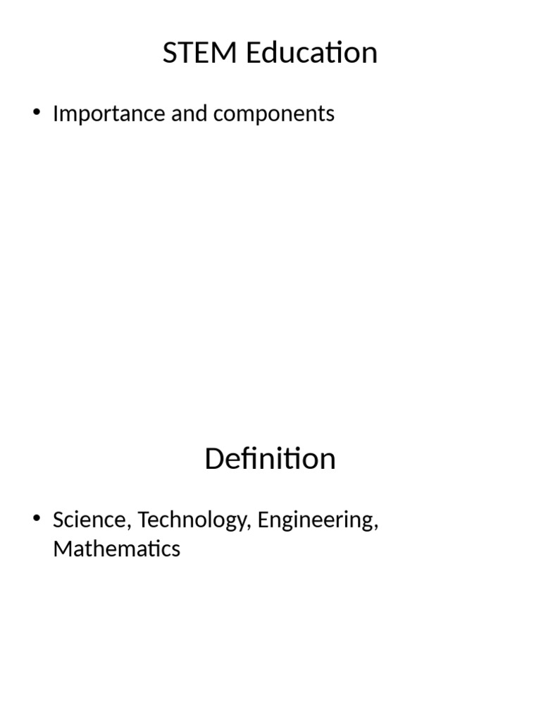 STEM Education | PDF