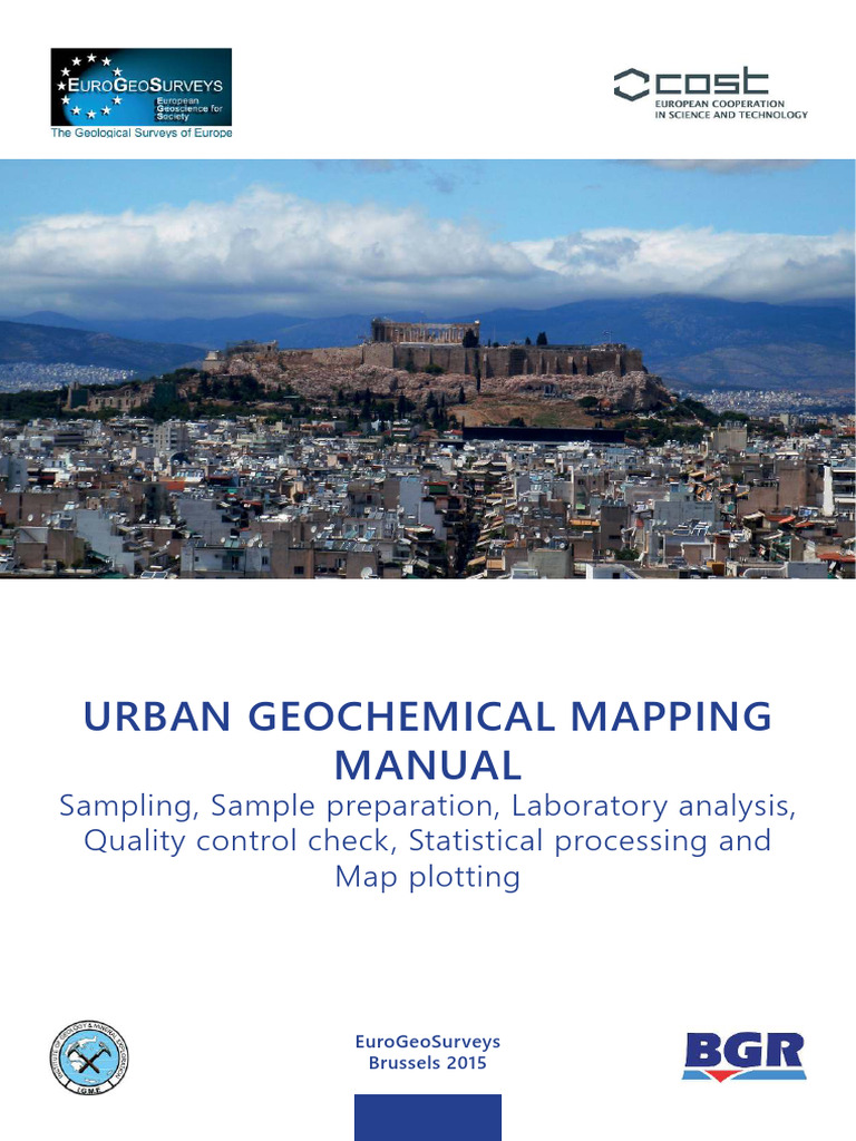 Urban Geochemical Mapping Manual 2015 | PDF | Topsoil | Soil