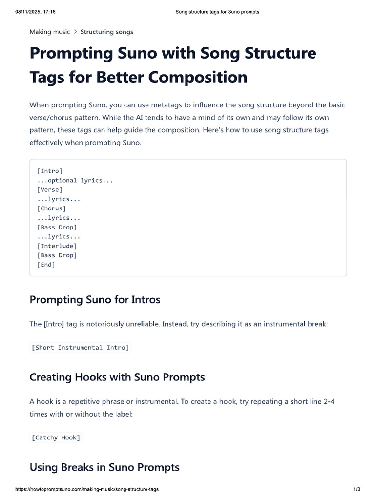 Structure Songs | PDF