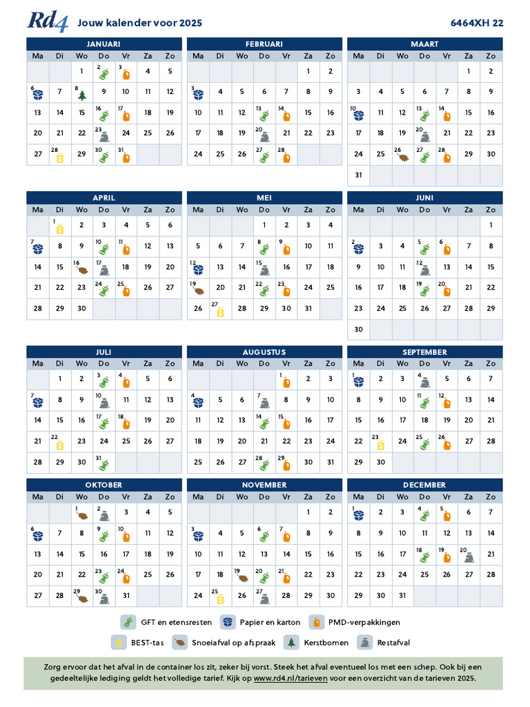 Jouw Kalender Voor 2025 Esdoornstraat 22 | PDF