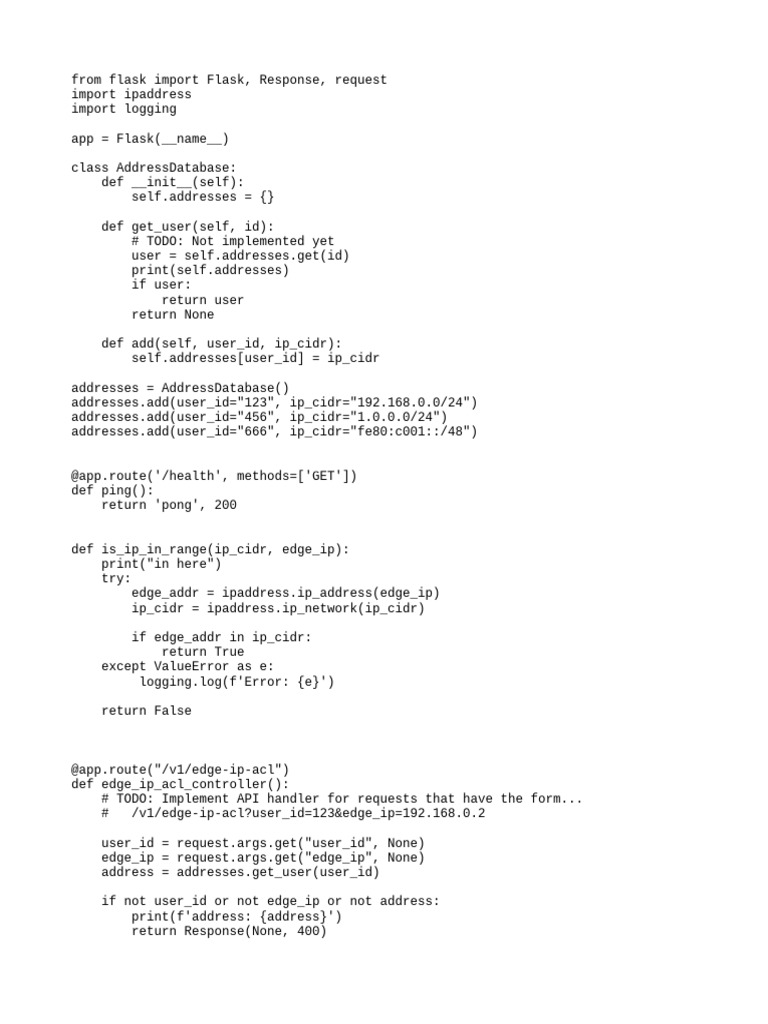 CF Addr Final Code | PDF