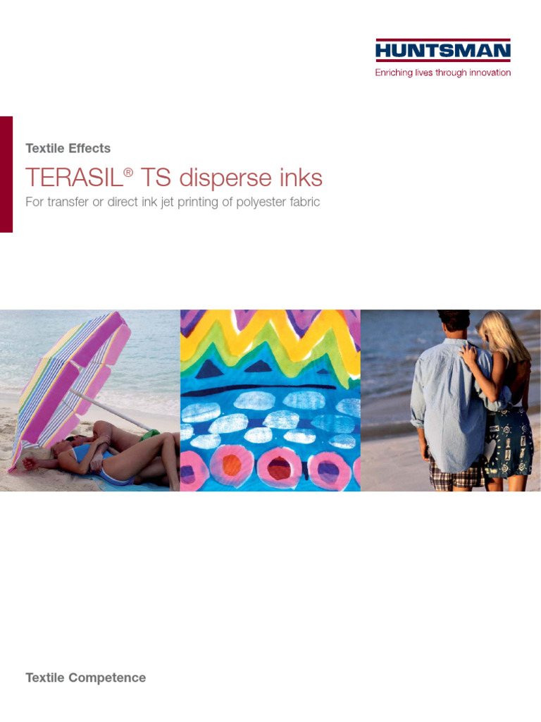 TERASIL® TS Inks for Polyester Printing | PDF | Specification ...