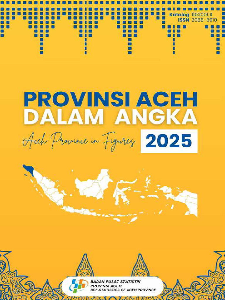 Aceh Dalam Angka 2025: Statistik Provinsi | PDF