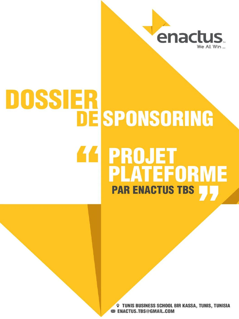 Dossier de Sponsoring Exemple | PDF