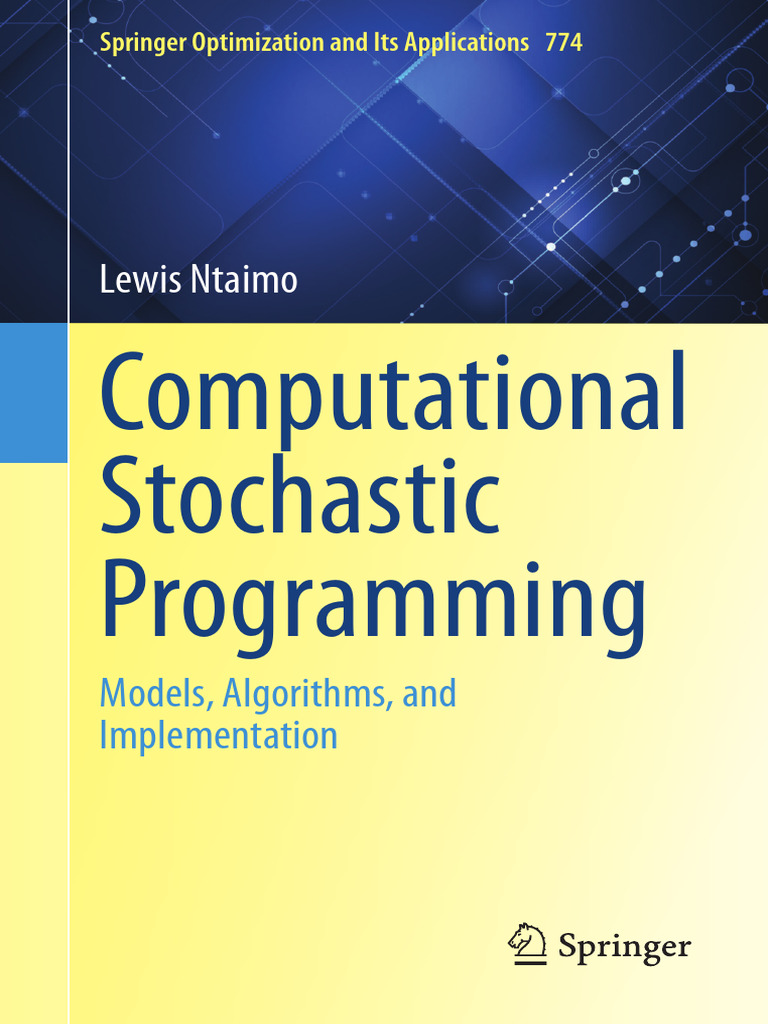 Stochastic Programming: Models & Algorithms | PDF | Mathematical ...