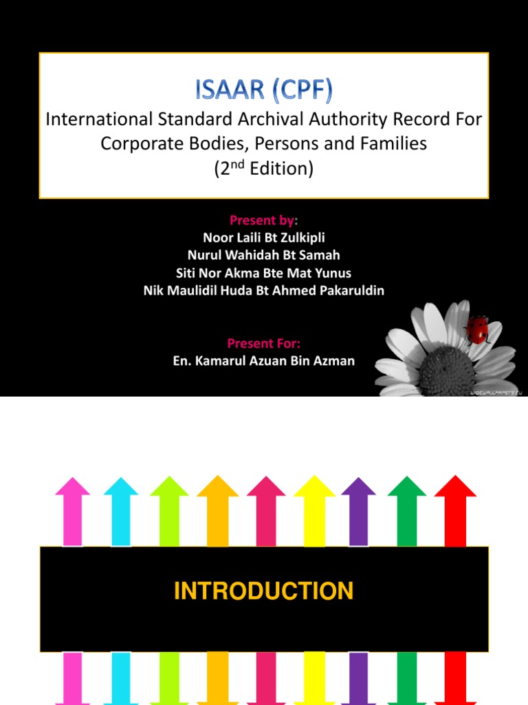 Isaar (CPF) | PDF | Archive | Hierarchy