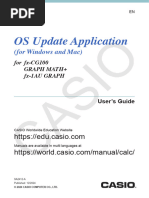 OS Update EN - CASIO COMPUTER CO., LTD | PDF | Operating System ...