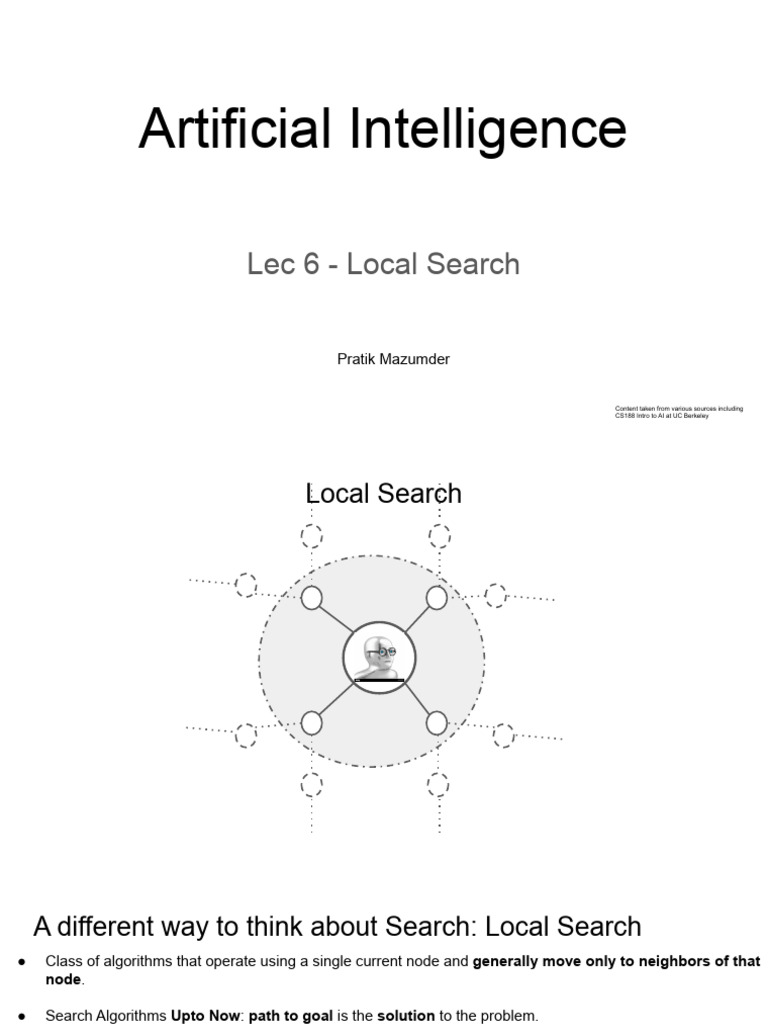 Csl3090 Ai Lec6 | PDF | Algorithms And Data Structures | Algorithms