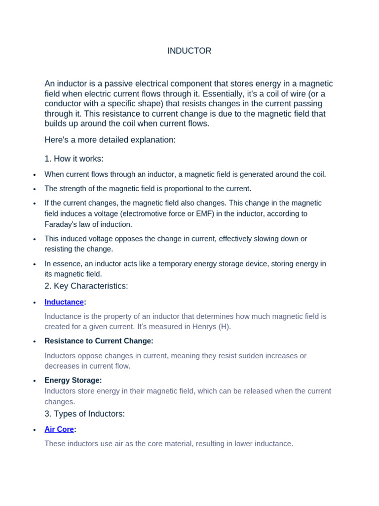 capacitor inductor 2 | PDF | Capacitor | Inductor
