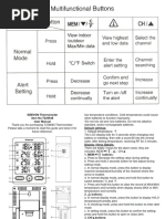 Ultronic LCD Weather Clock Guide | PDF | Clock | Time