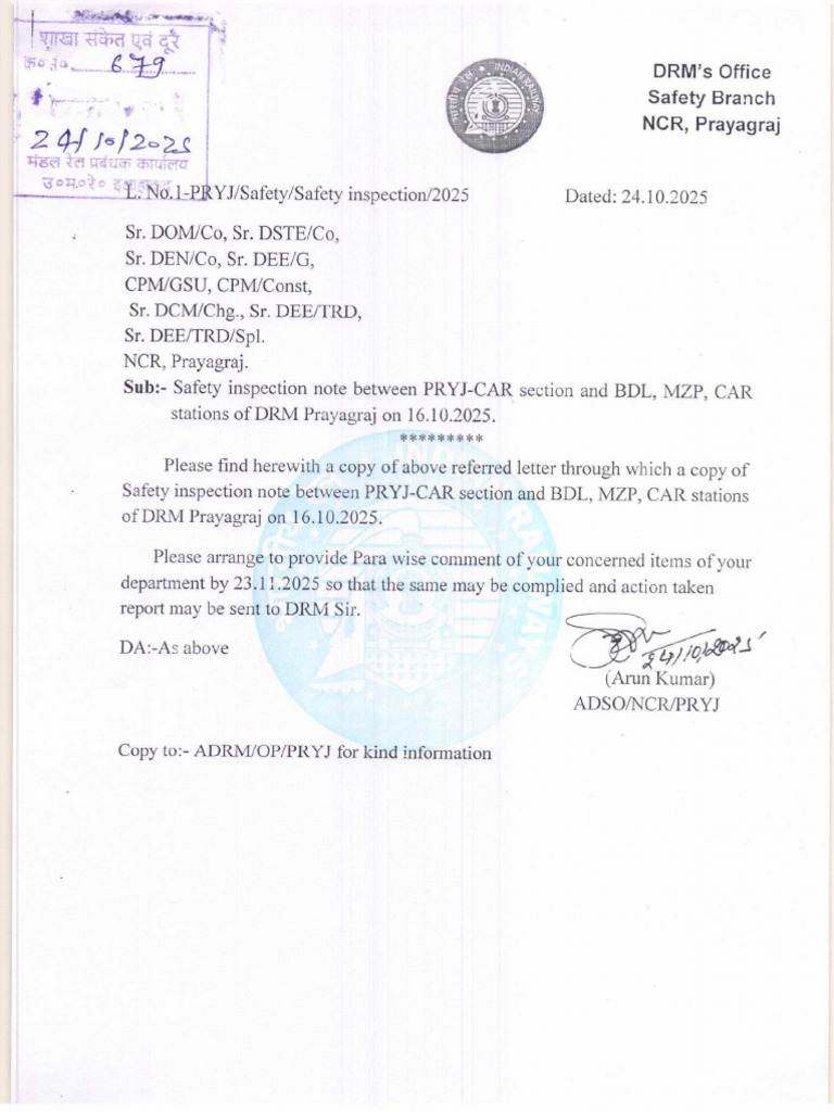 DRM Inspection Pryj-Car 16.10.2025 | PDF