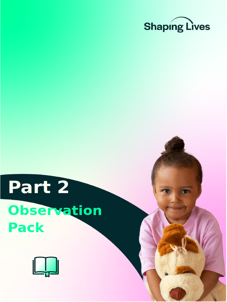 Child Learning Observation & Planning Guide | PDF | Speech | Foot