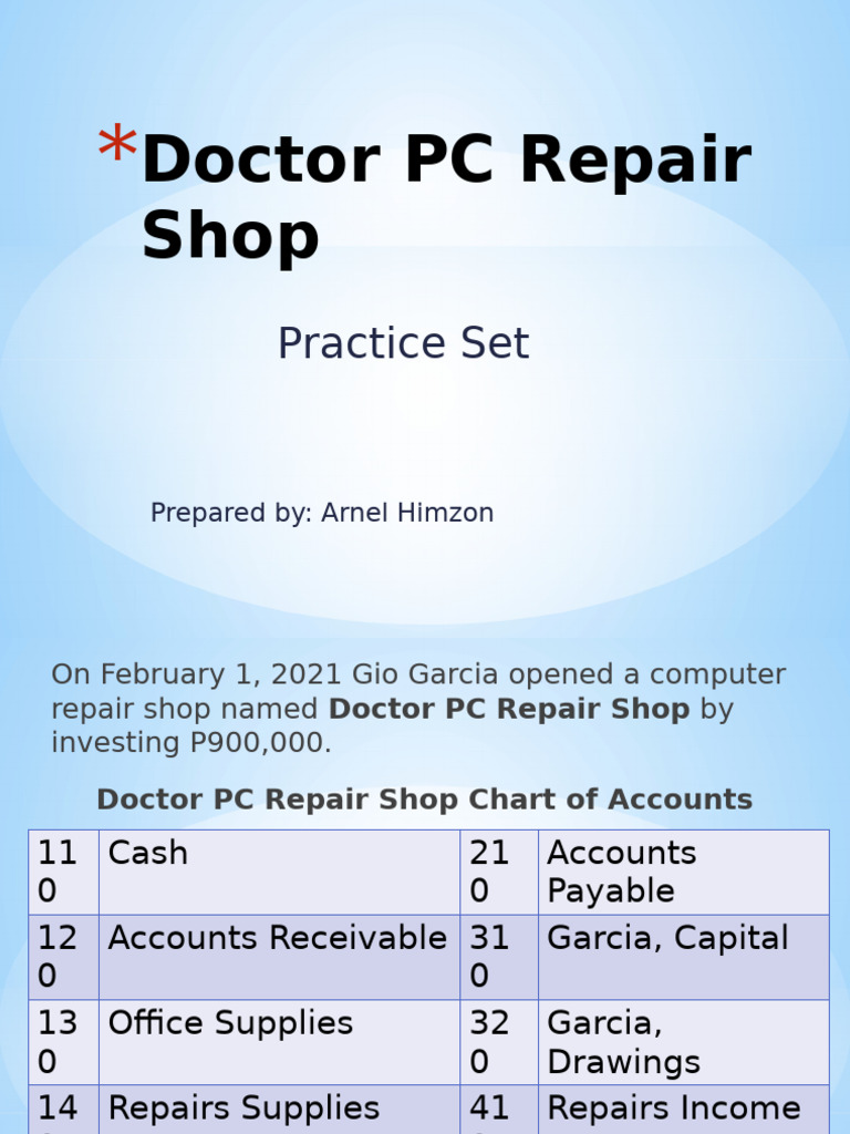 Doctor PC Repair Shop | PDF