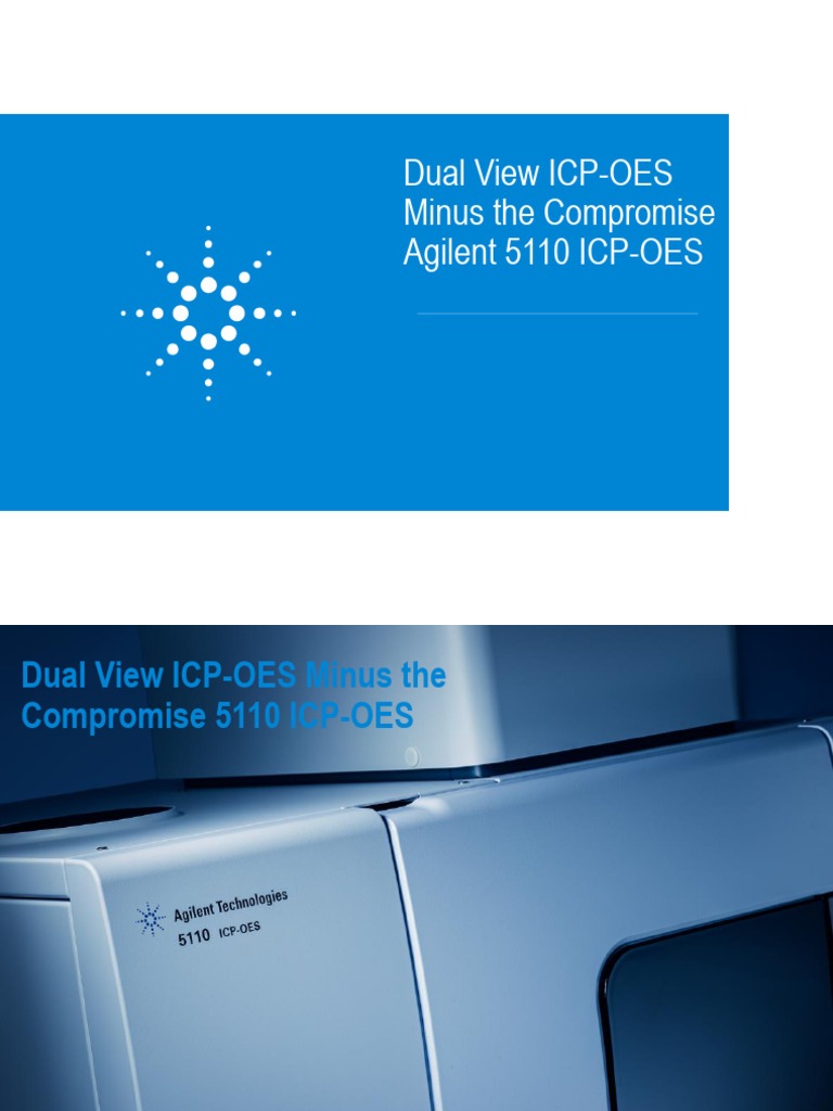 Agilent Atomic Spectroscopy ICP OES 5110 | PDF | Light | Atomic