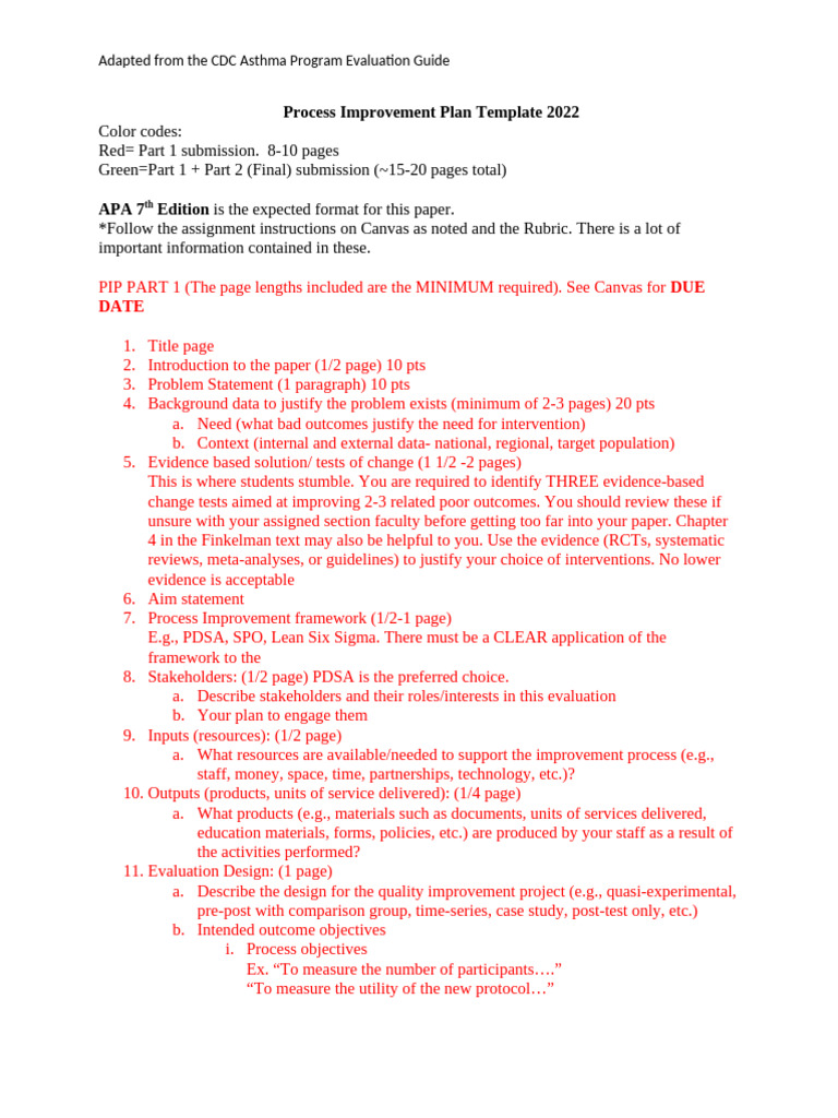 PIP Template | PDF | Program Evaluation | Evaluation