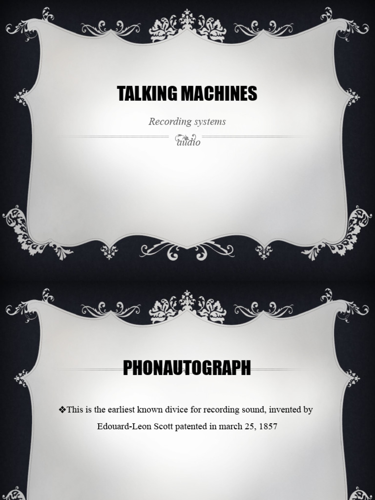 Talking Machines | PDF
