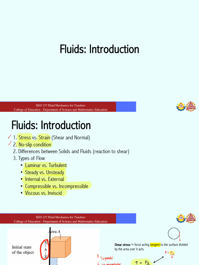 Introduction To Fluids (Biology) | PDF | Fluid Mechanics | Fluid Dynamics
