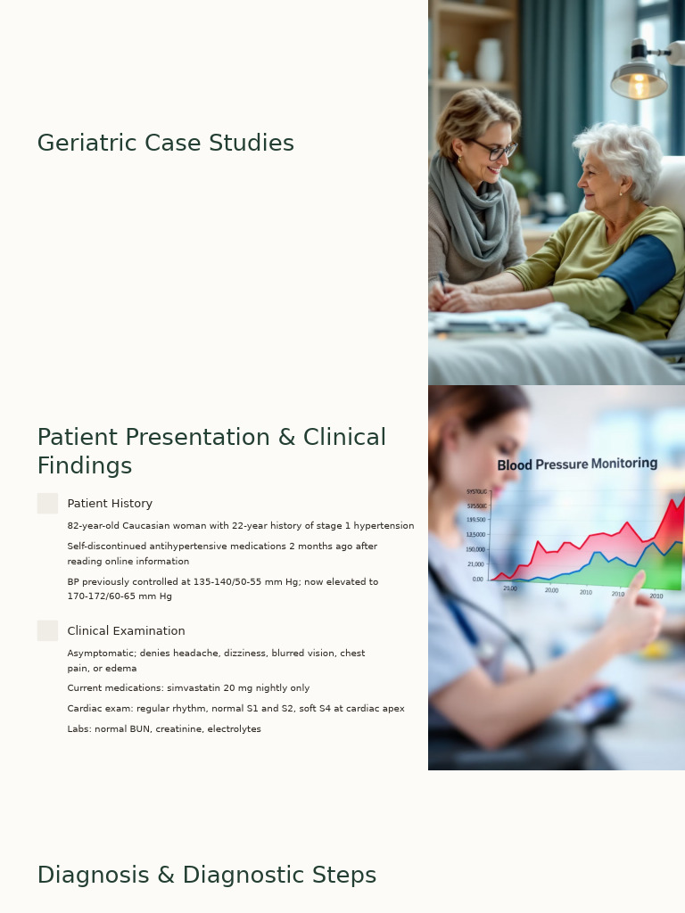 Geriatric Hypertension and Heart Failure Management | PDF ...